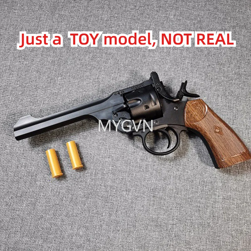 Wick Webley Metal Toy Gun Revolver Mid Fold Shell Throwing Soft Bullet ...