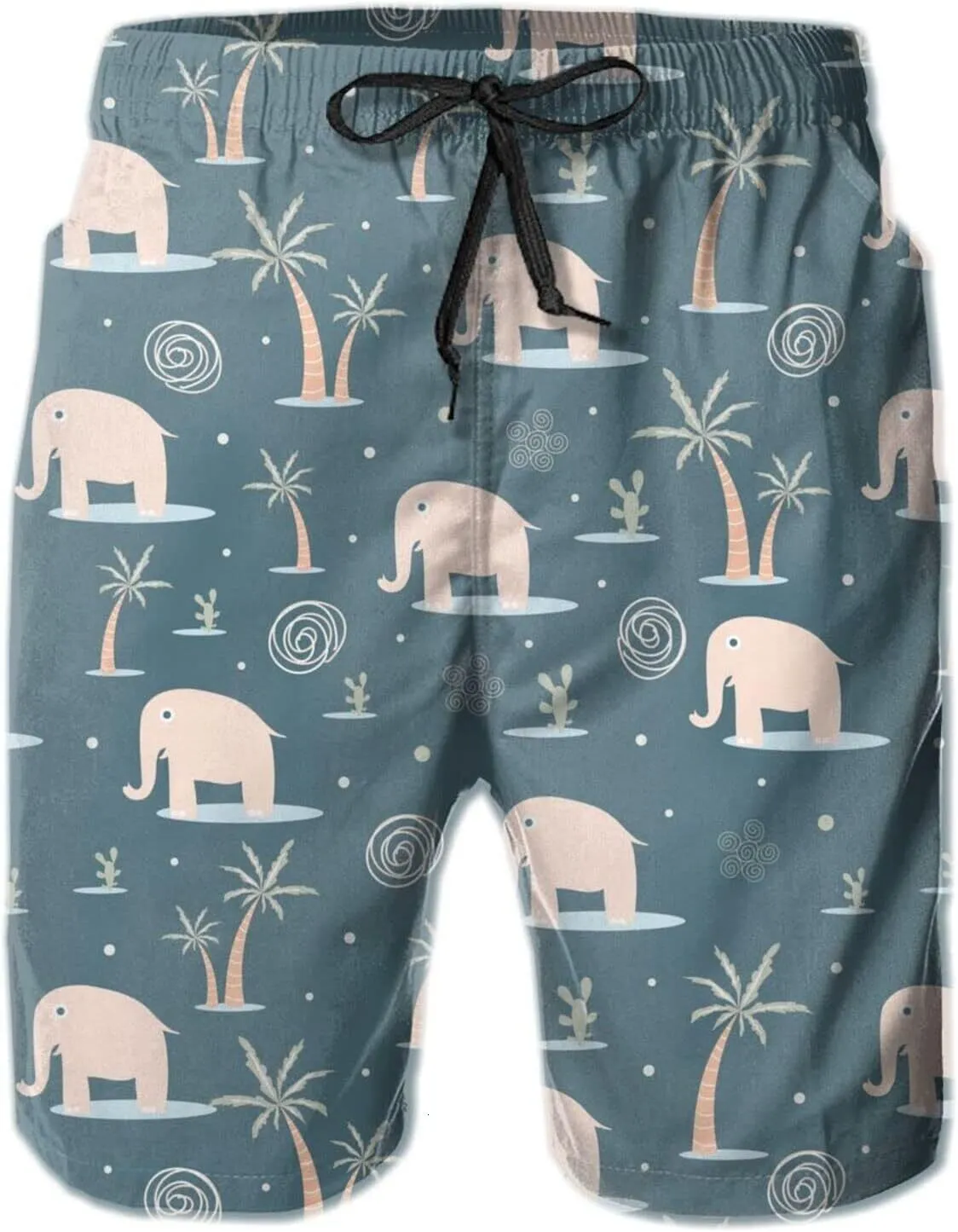 Mens Swim Trunks Quick Dry 3D Printed Elephant &... From Cloch_shopping ...