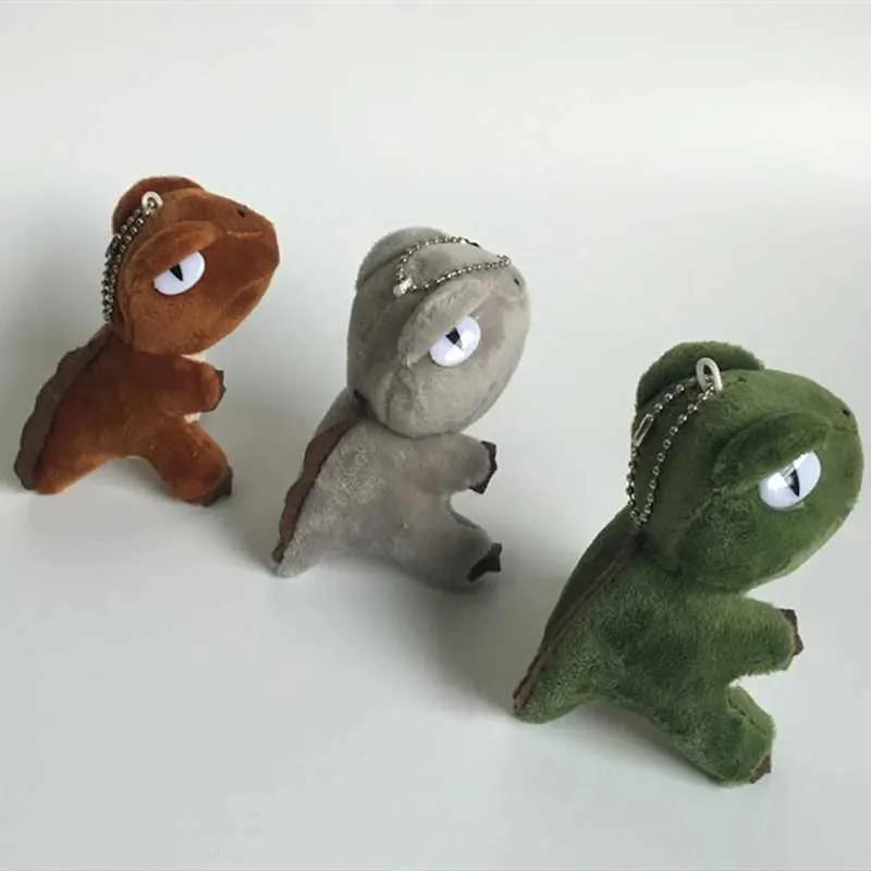 Kawaii Plushies: Mini Dinosaur Keychain Pendant 10cm Stuffed Animal ...