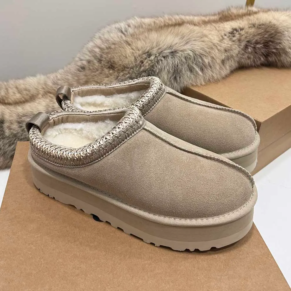 Classic Australian Dressing Seed Sand Fur Slides With Ultra Mini ...