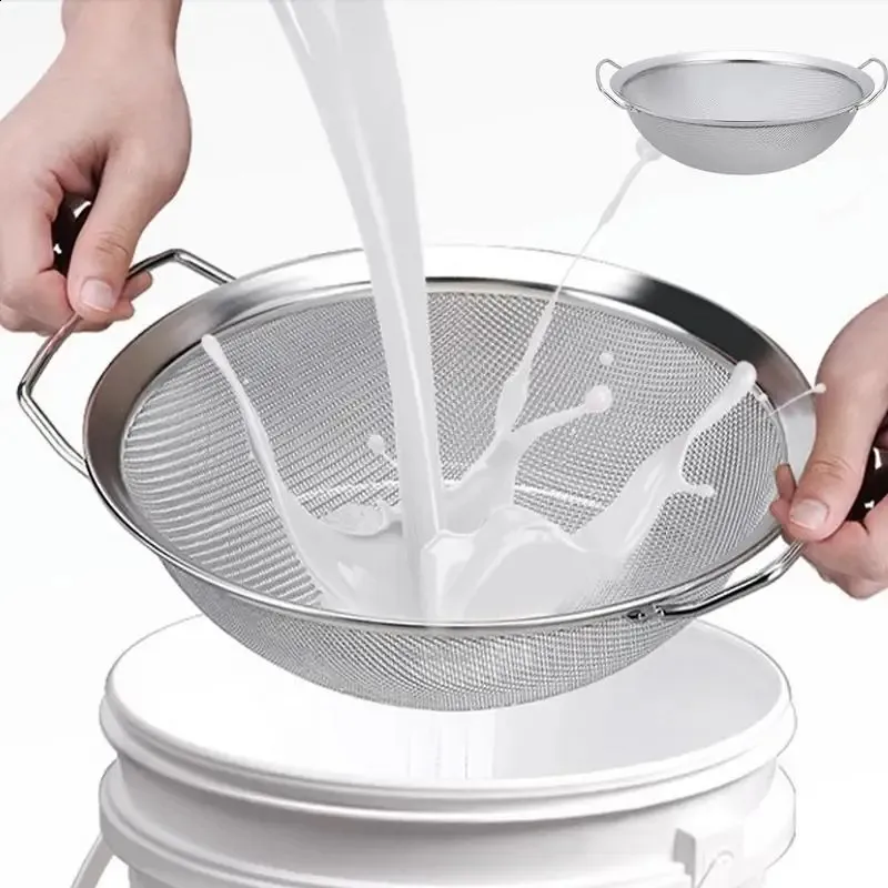 Flour Sifter Sieve Fine Mesh Strainer For Paint, Coatings, And ...