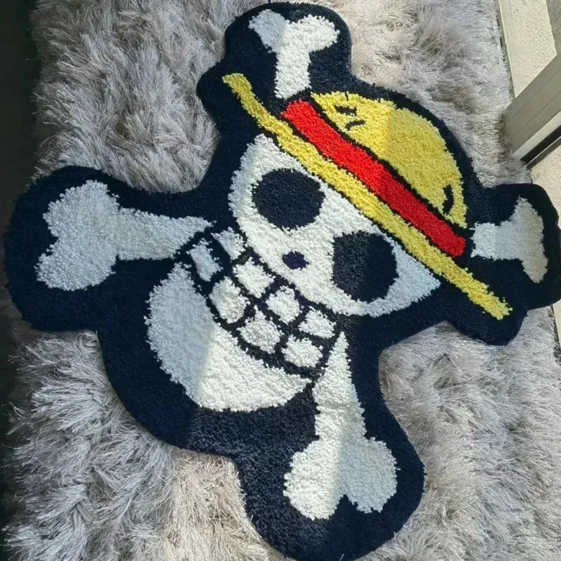 Fluffy Plush Cartoon Anime Luffy Pirate Squad Skull Tufting Invictus ...