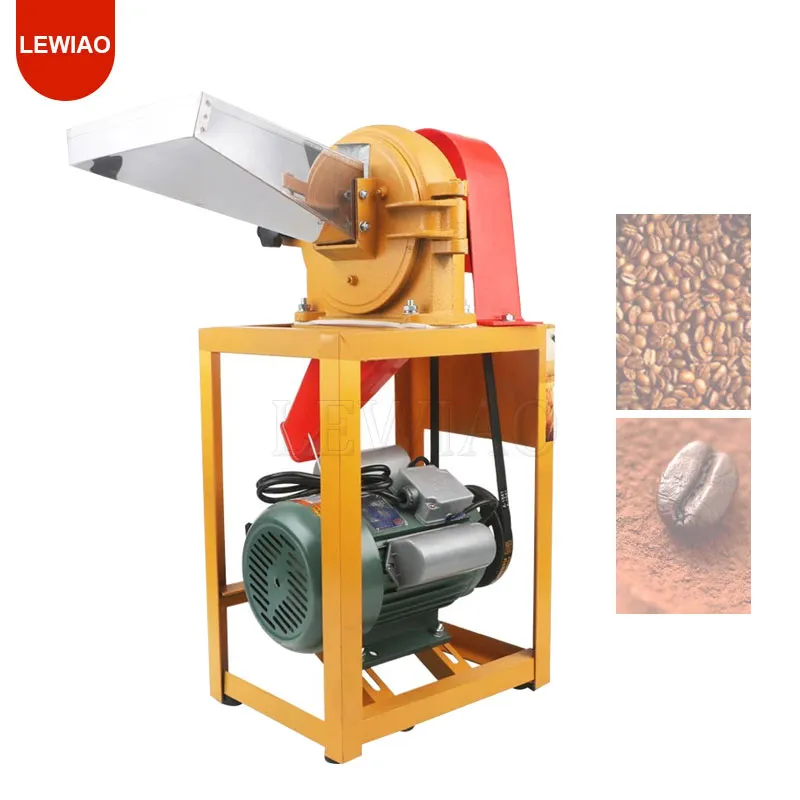 High-Speed Stainless Steel Herb & Spice Grinder - 70-90kg/h Dry Food ...