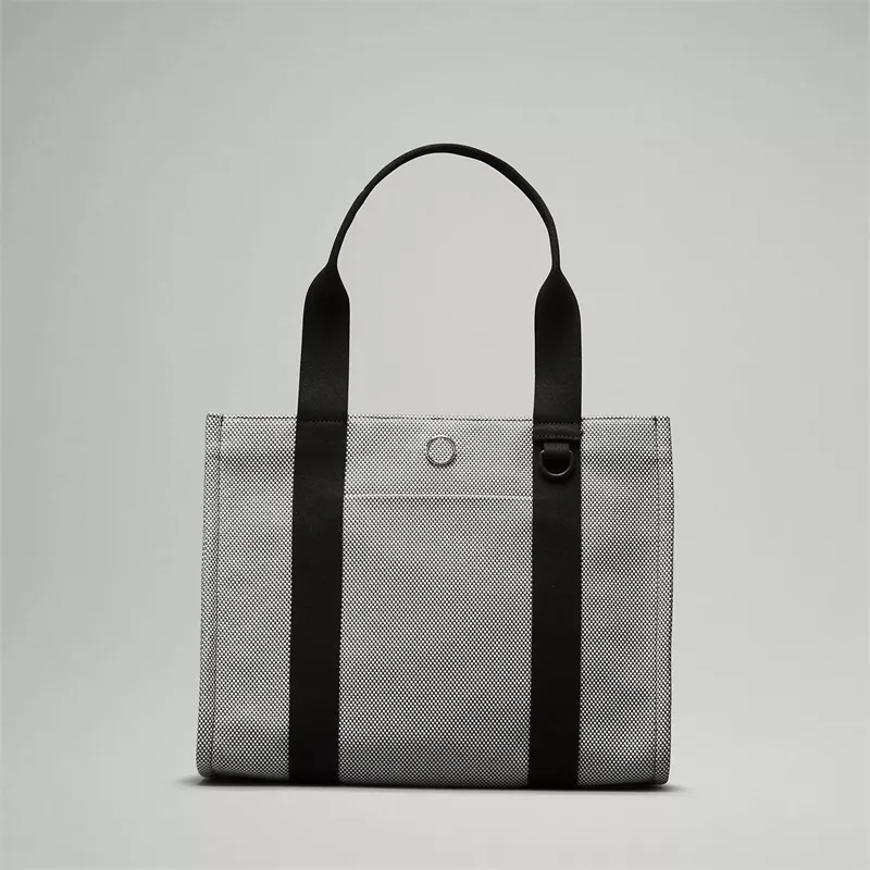 Lu036 Two Tone Canvas Tote Bags For Women Lightweight Fashion Handbags ...