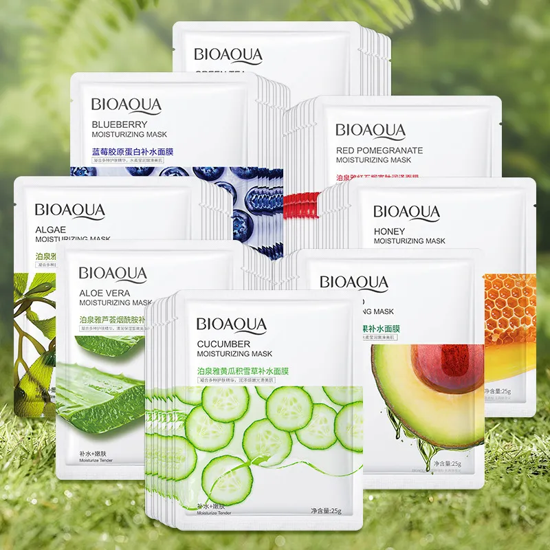 Fruit Plant Facial Mask | Moisturizing Face Sheet Mask For Oil Control ...