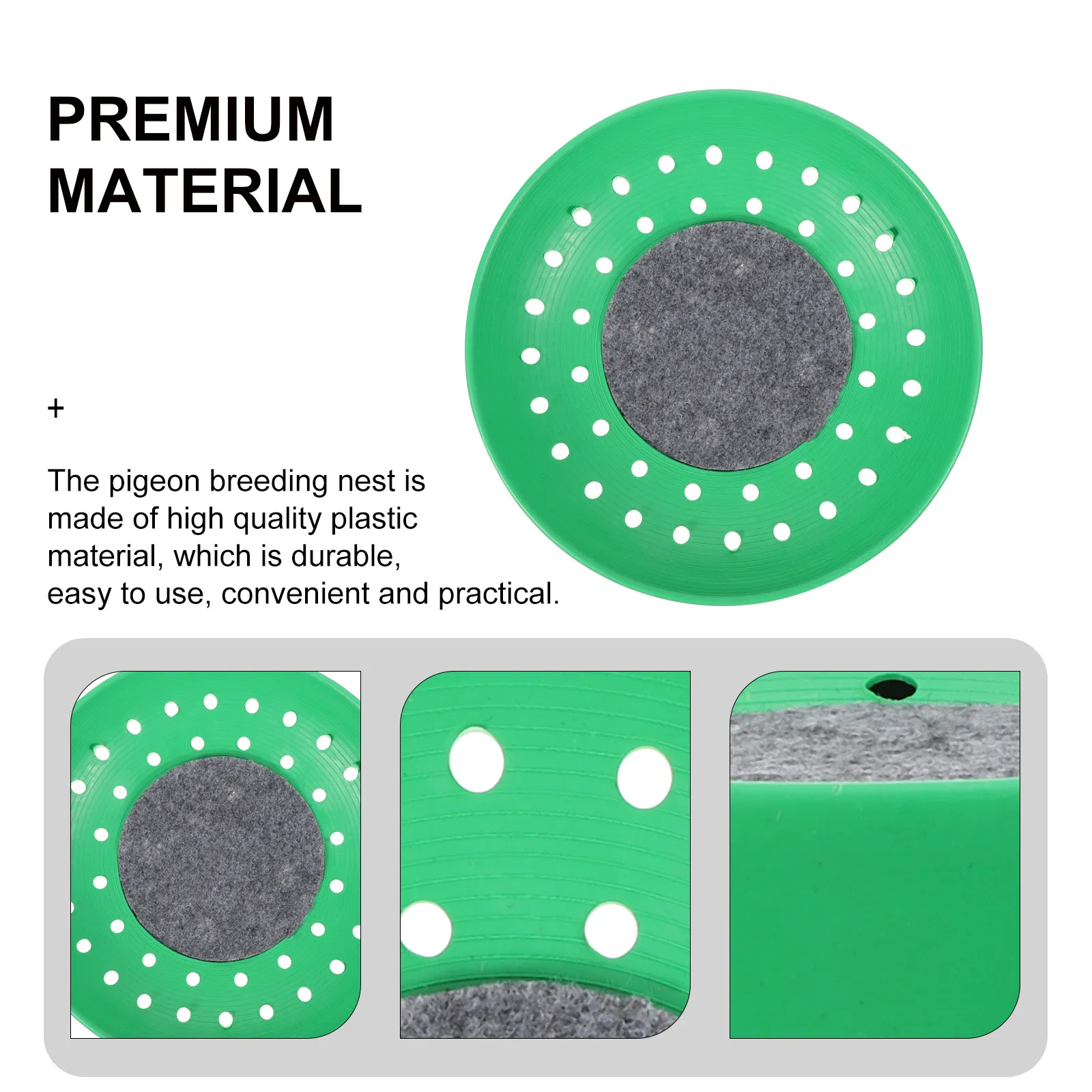 Pigeon Coop With Dove Pigeon Nest Pads And Bowls Durable Plastic ...