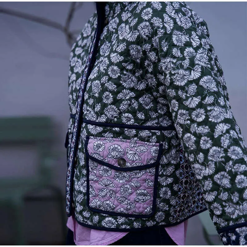 Quilted Women's Stand Collar Jacket - Autumn & Winter Fashion, Shop Now ...