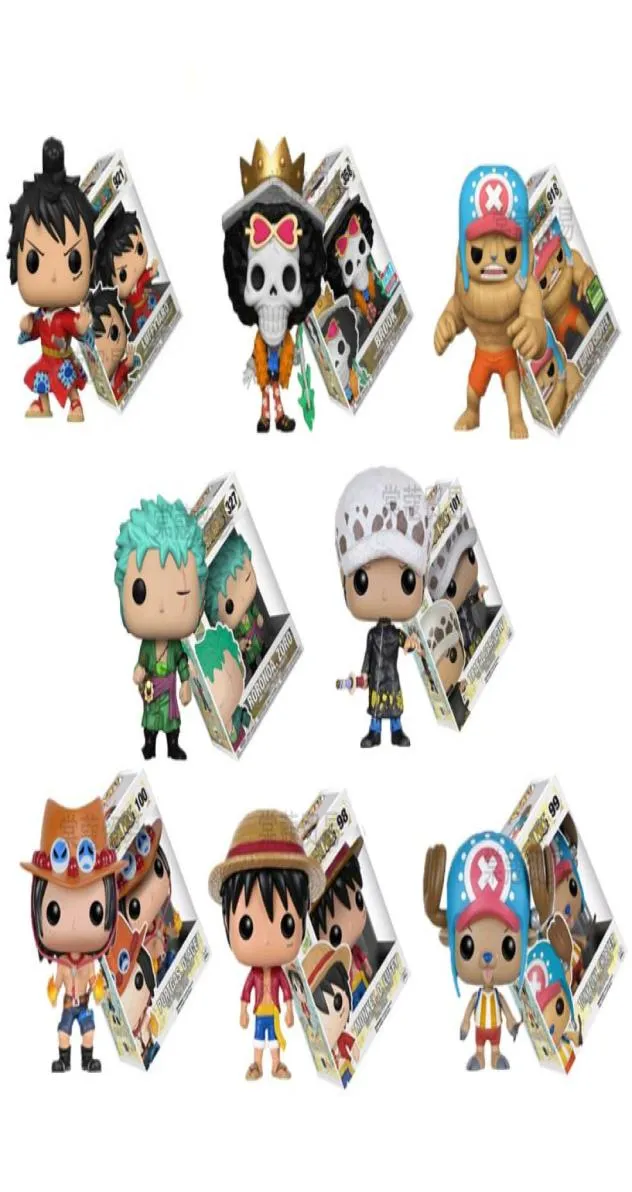 One Piece Anime Fans One Piece Figures Set Luffy, Tony, Chopper, Ace ...