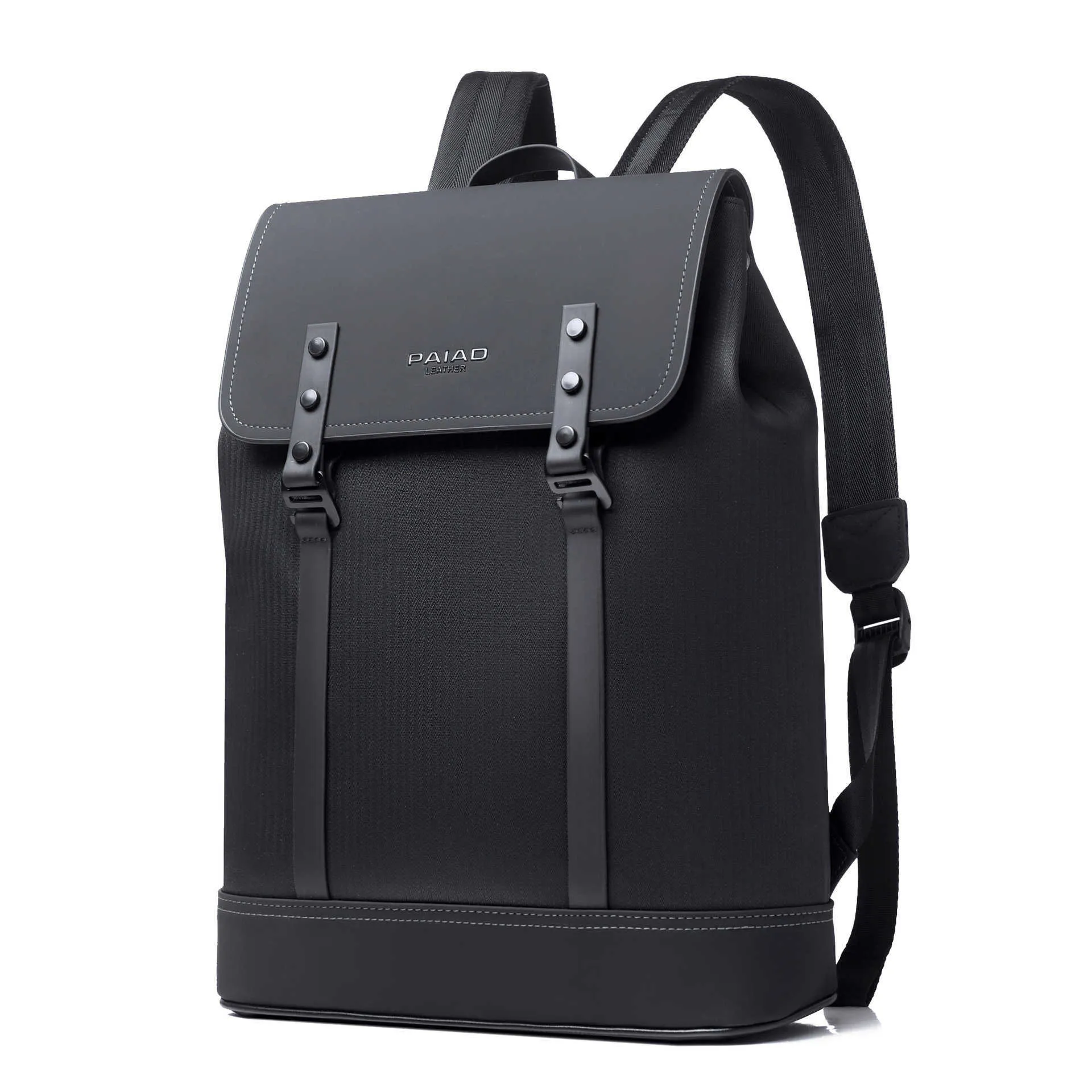 Men's Waterproof Business Backpack - Simple Large Capacity Bag Black ...