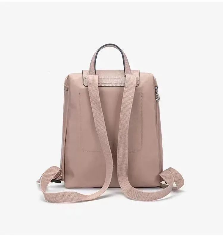 Water-Resistant Nylon Backpack - Foldable Lightweight Designer Shoulder ...