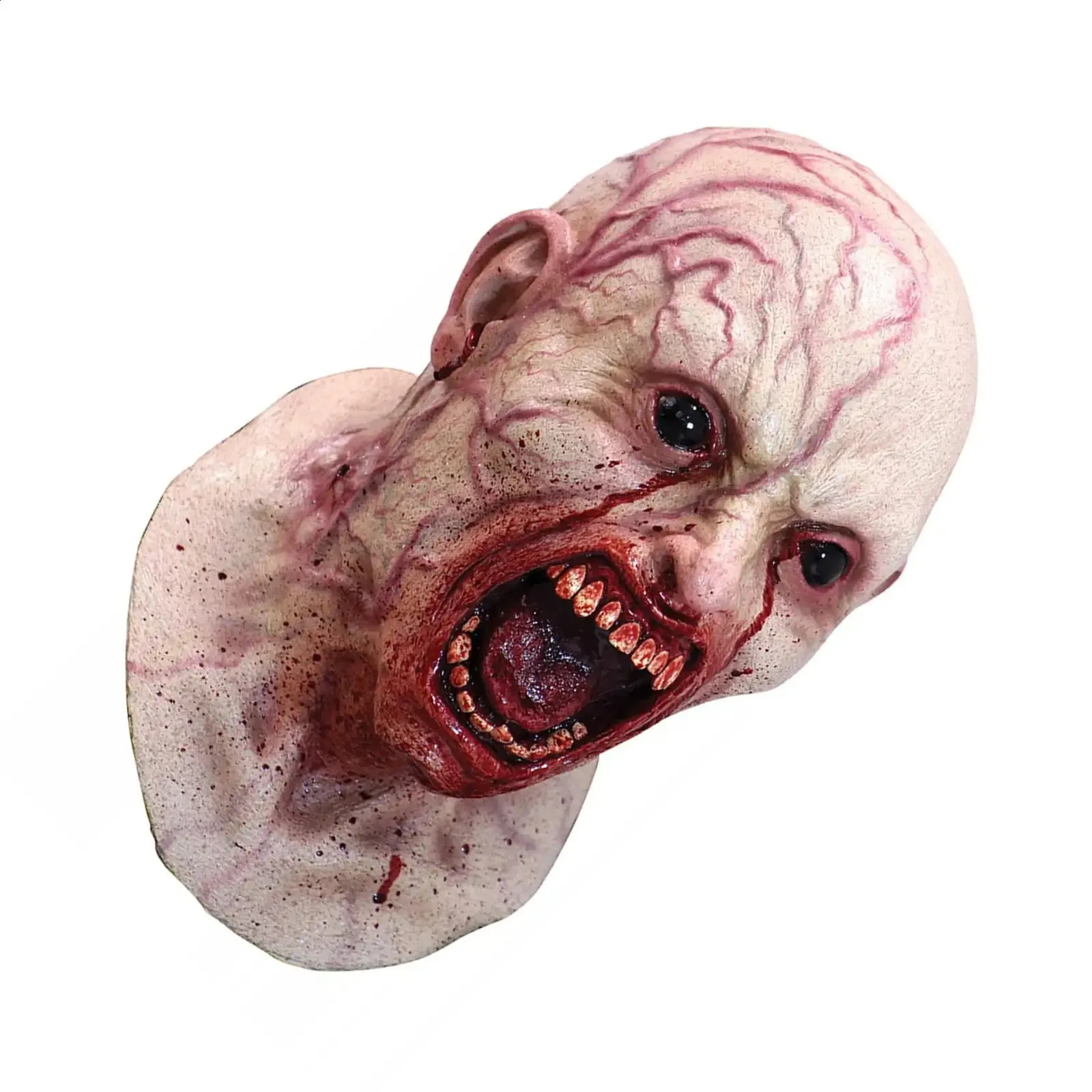 Realistic Zombie Face Mask for Halloween Party Cosplay - Scary Creepy ...