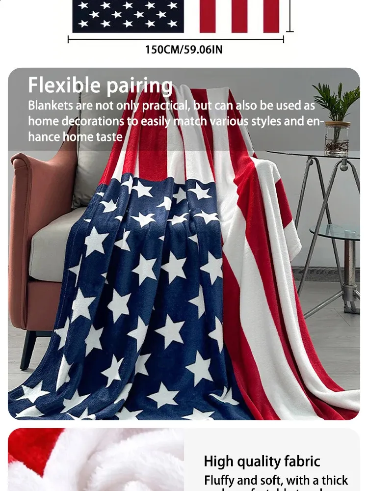 Soft Machine Washable British Style Blanket - Cozy Sofa, Car, Travel ...