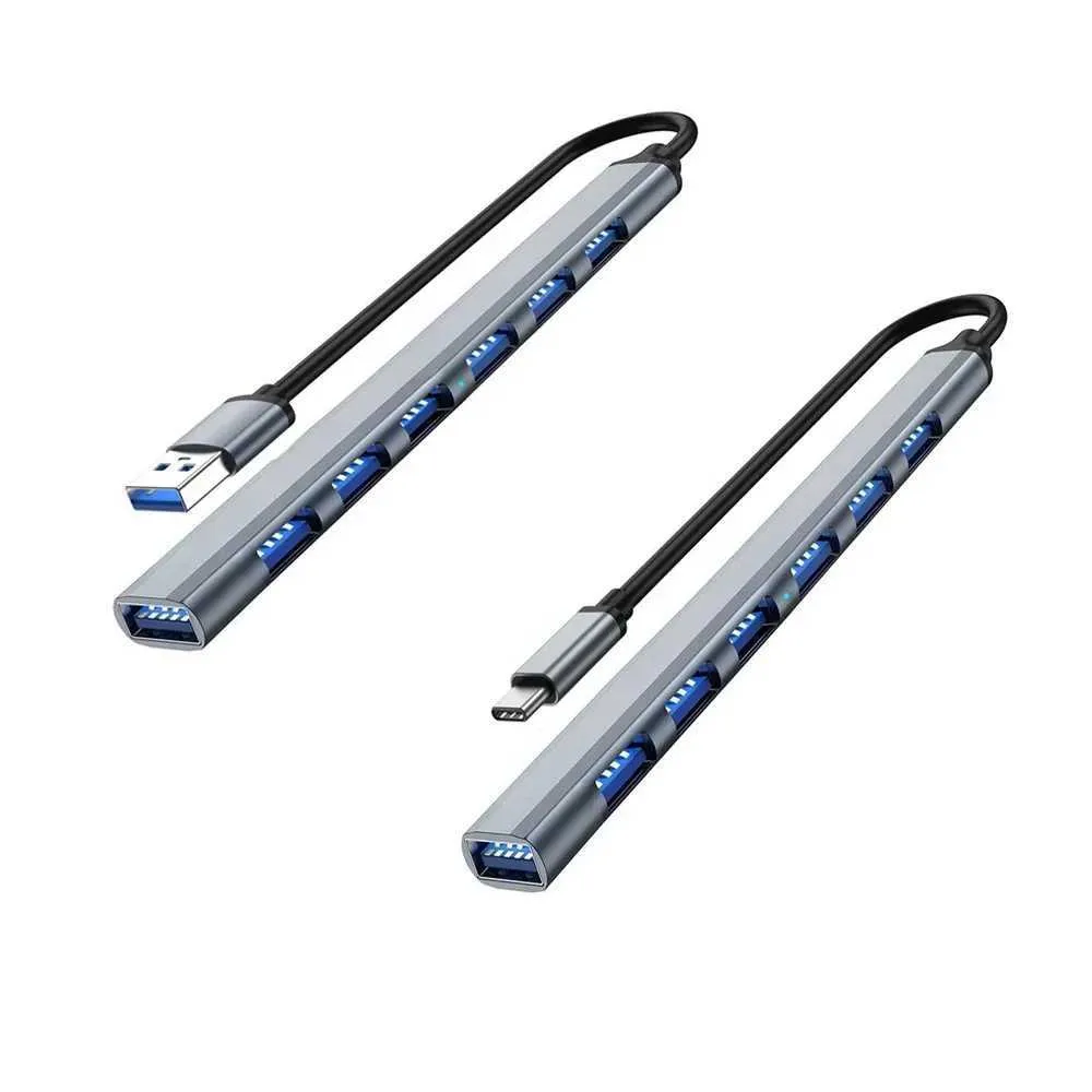 7-Port USB 3.0 Hub with Type-C Adapter - Expand Your Laptop with ...