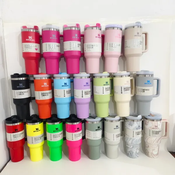 Cosmo Pink Stanley Cup 40 Oz: Red Parade Tumblers H2.0 Valentine's Day ...