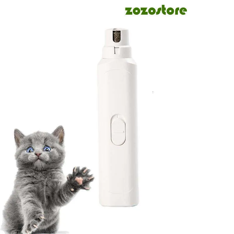 Electric Pet Nail Grinder, USB Rechargeable Dog Nail Trimmer ...