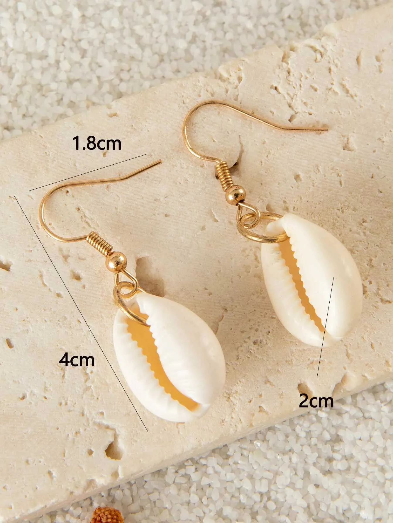 Bohemian Conch Shell & Starfish Earrings Set - Women's Summer Jewelry ...