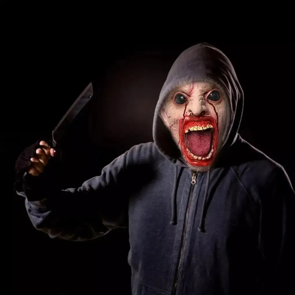 Realistic Zombie Face Mask for Halloween Party Cosplay - Scary Creepy ...