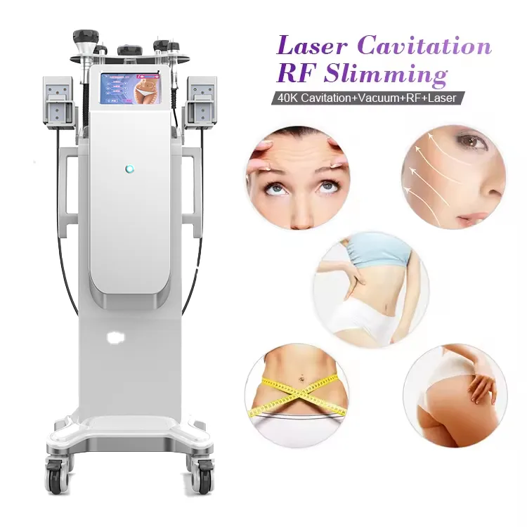 40k Cavitation S Shaped Vertical Ultrasonic RF Slimming Vacuum Sales ...