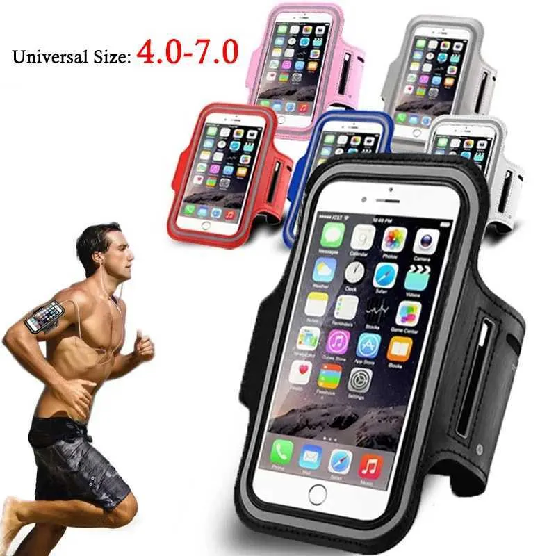 Adjustable Running Armband Phone Holder for iPhone & Android ...