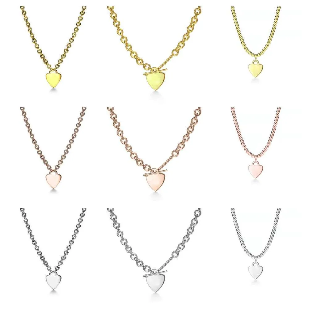 Elegant Heart Pendant Necklace For Women Stainless... From Cartierring ...