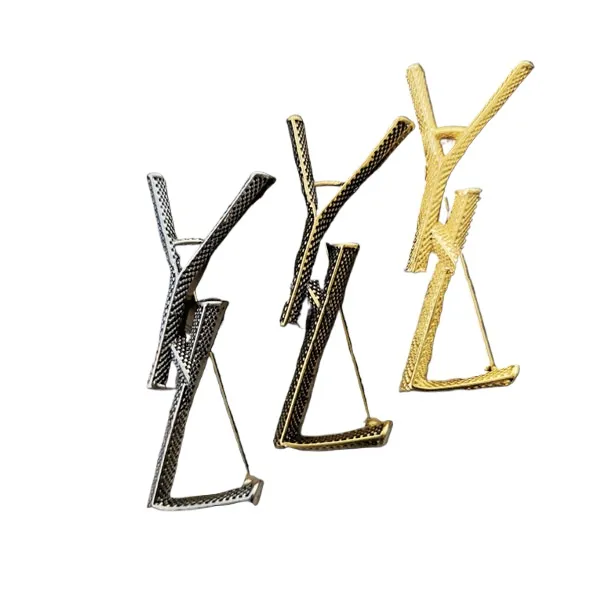 Classic Designer Brooches Pins For Women Men Luxury Y Letters Brooch ...