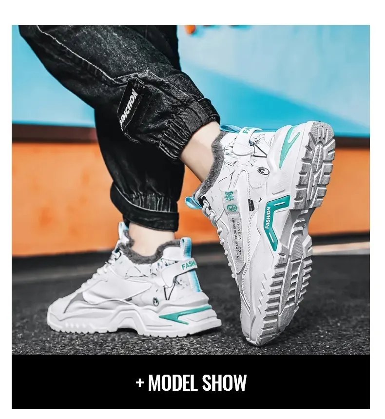 DHgate.com:Mens Warm Winter Running Shoes - Plush Velvet DHgate.com:Mens Warm Winter Running Shoes - Plush Velvet