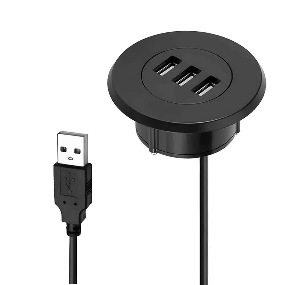 3-Port USB 2.0 Hub with Fast Charging - Desktop Data Transfer & Phone ...