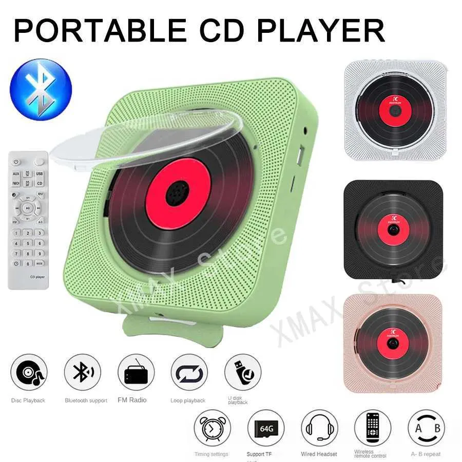 Wall Mounted Wall Hanging Cd Player With FM Radio, Bluetooth, And ...