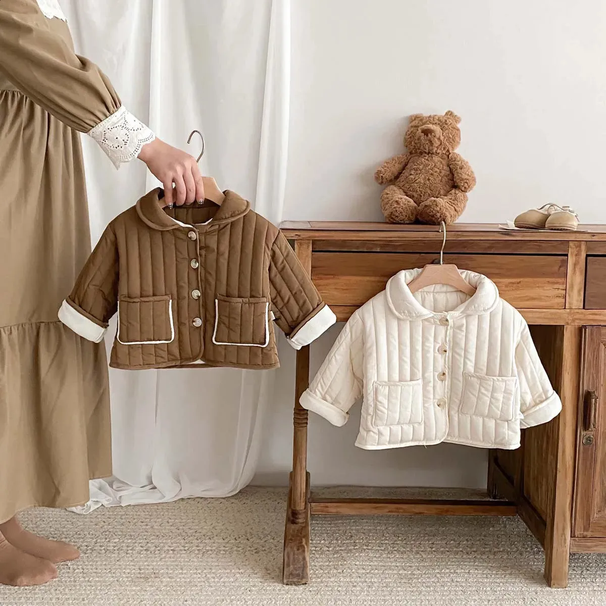 Unitim Winter Preschool Boys' Parka Cotton Long Sleeve Pocket Coat for Baby Boys and Children ...