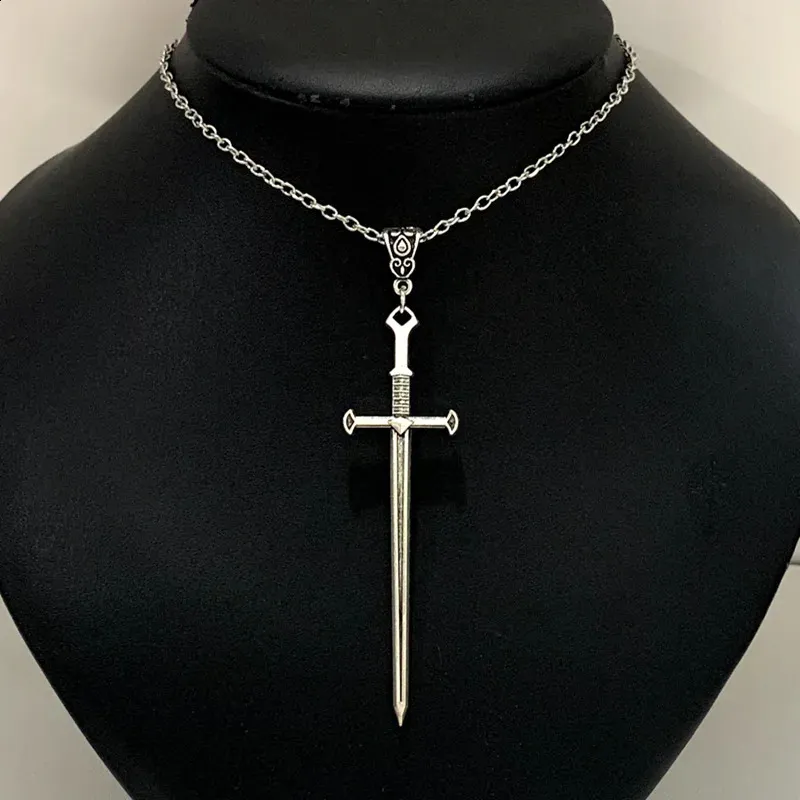 Gothic Sword Pendant Necklace - Medieval Pagan Witchcraft Jewelry from ...