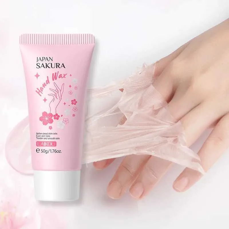 Sakura Hand Care: Moisturizing Wax, Repair, Exfoliating Scrub - Premium ...