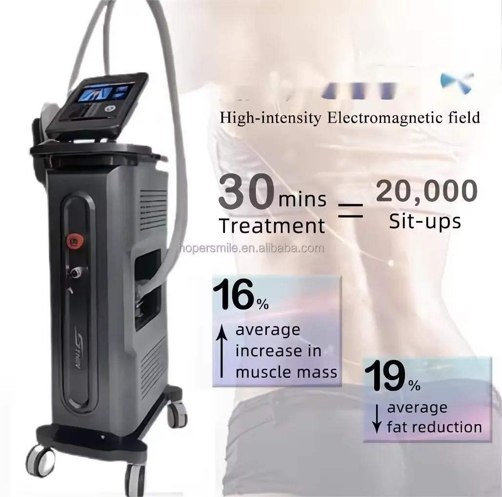 15 Tesla High Power Electro Magnetic RF EMS Fat Incinerator For Body ...