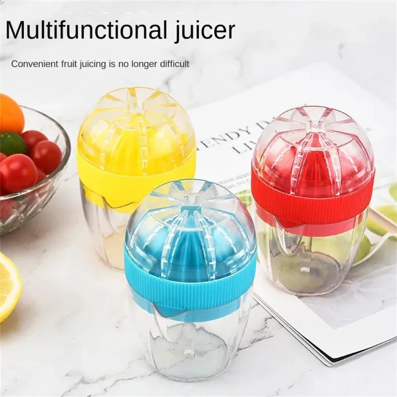 Hand Lemon Squeezer - Premium Plastic Lemon Juicer & Orange Press Cup ...