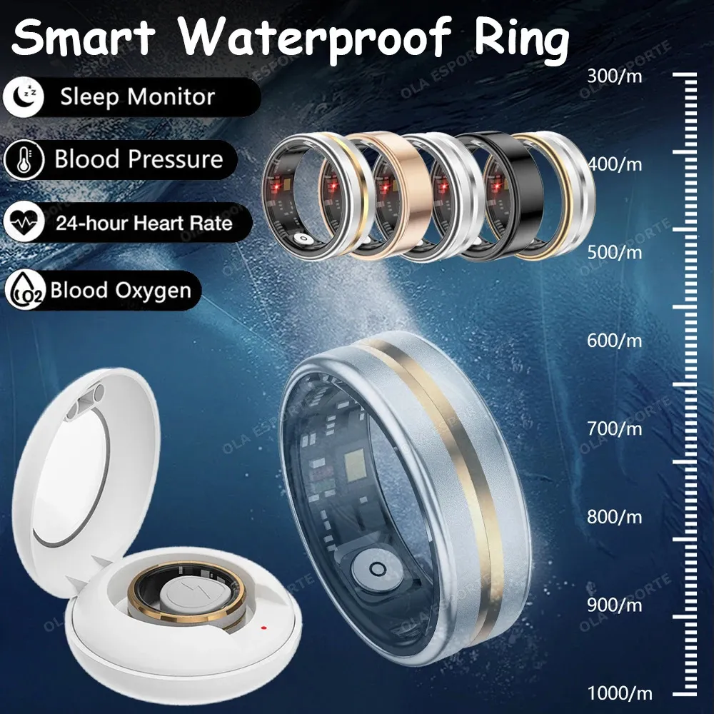 DHgate.com:Smart Ring with Health Monitoring, IP68 Waterproof, Multi ...