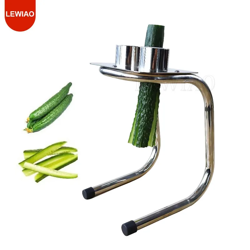 Premium Vegetable Cutter: Manual Cucumber & Carrot Strips, Radish ...