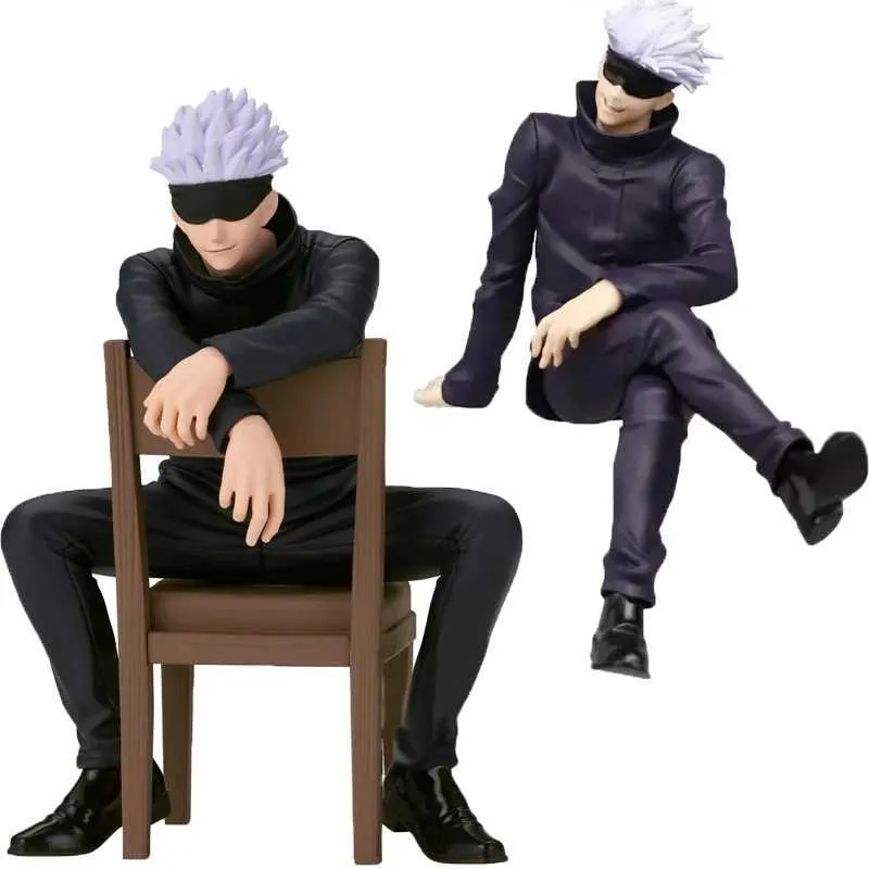 Jujutsu Kaisen Gojo Satoru 10CM Action Picture Itadori Yuji Sitting ...