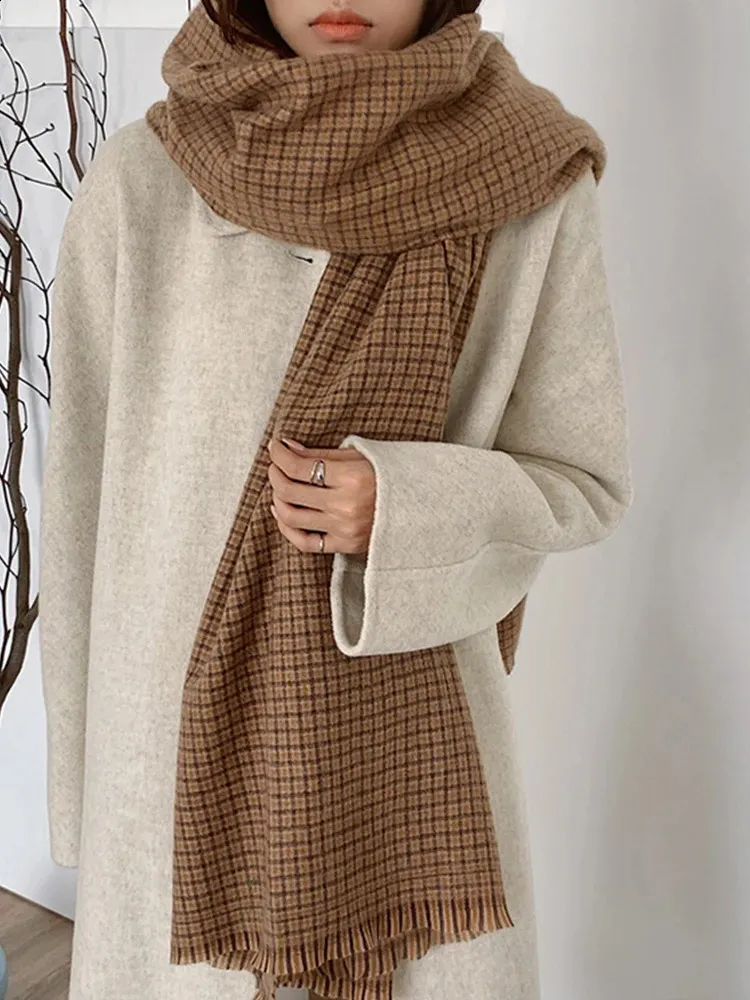 Warm Winter Cashmere Blend Scarf - Plain Weave, Soft & Cozy Headscarf ...