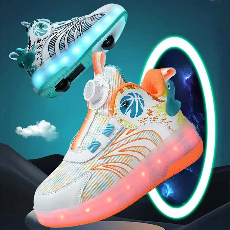 2024 Latest Student Inline Skates Led Detachable Wheel Sports Shoes For ...