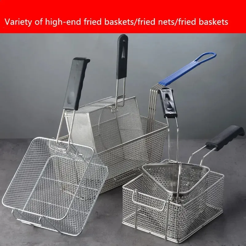 Stainless Steel Square Filter Mesh deep fryer Screen for French Fries ...