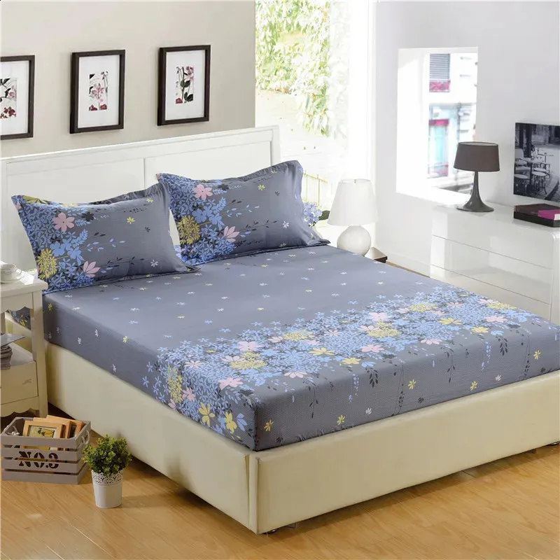 Polyester Bed Sheet Mattress Cover with Elastic Bands - - White from ...
