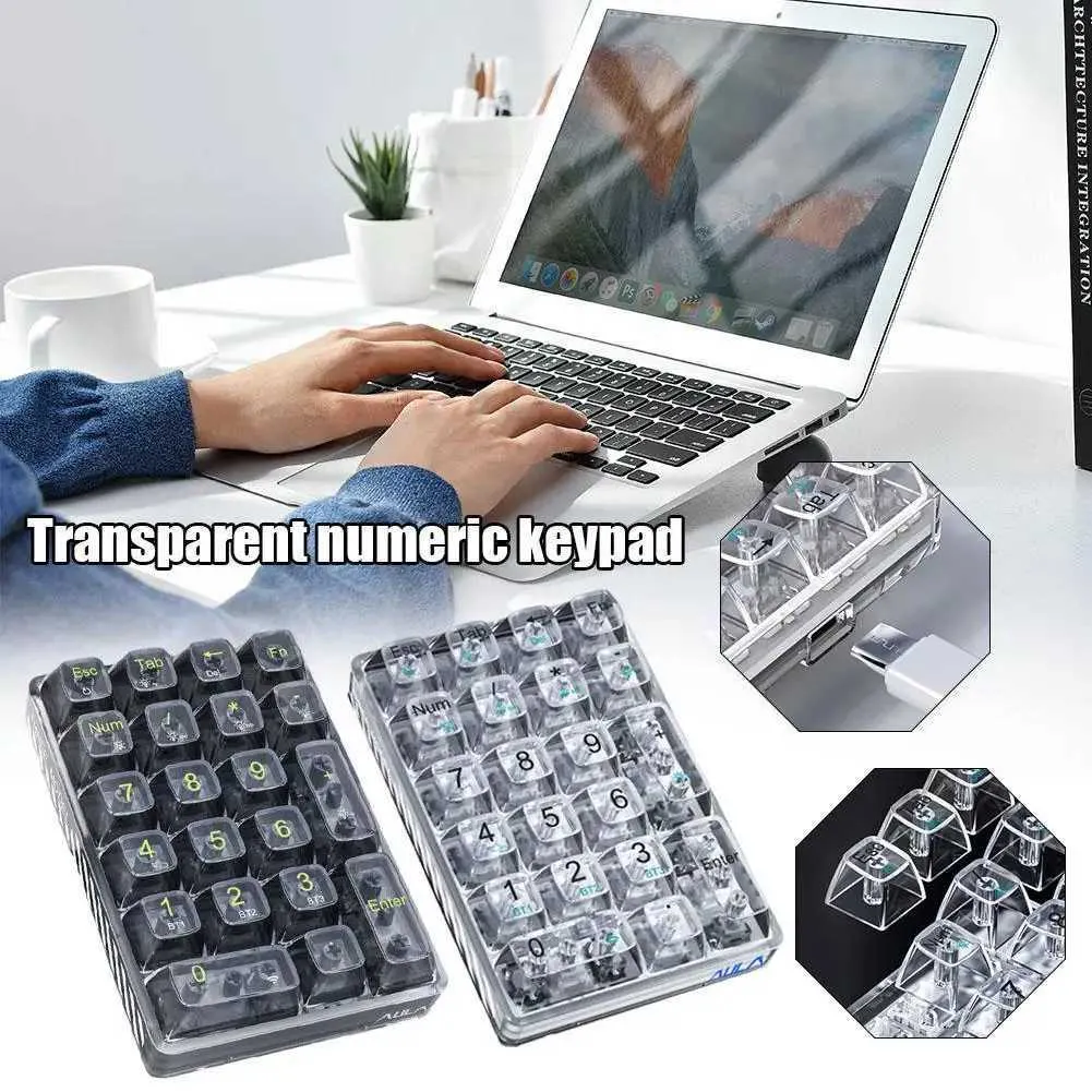 Aula F21: Wireless Numeric Keypad Transparent... From Honey_fruit_tree ...
