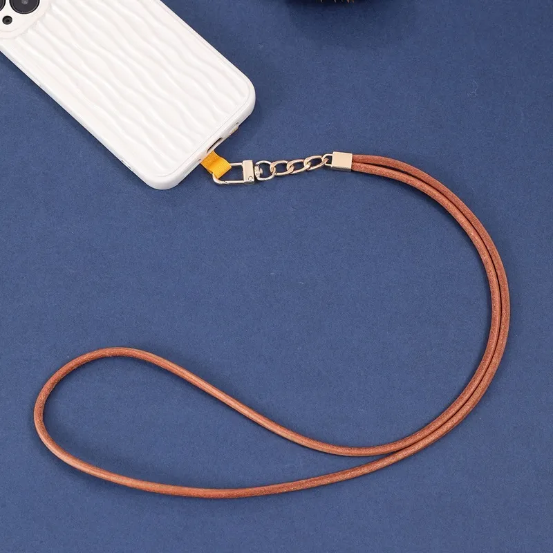 Necklace for Mobile Phone: Premium Leather Phone Chain with Card Holder ...