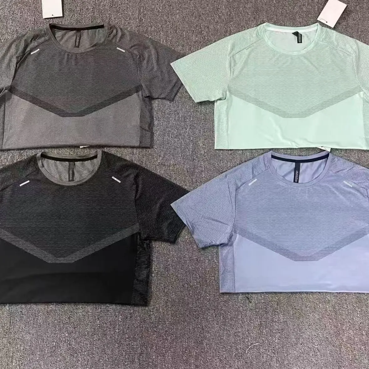 Wholesale Designer Mens Tech T Shirts Quick Dry Ice Silk Mesh Sports ...