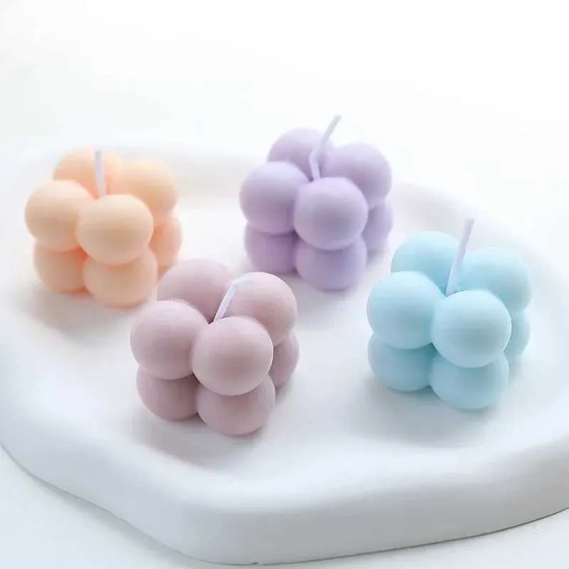 Mini Candles Bulk: Scented Cube Wax Candles For Home, Bedroom, Wedding ...