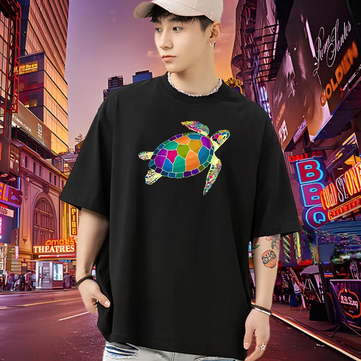 High Street Hip Hop Oversized T Shirt Men For Men And Women 24 DIY ...