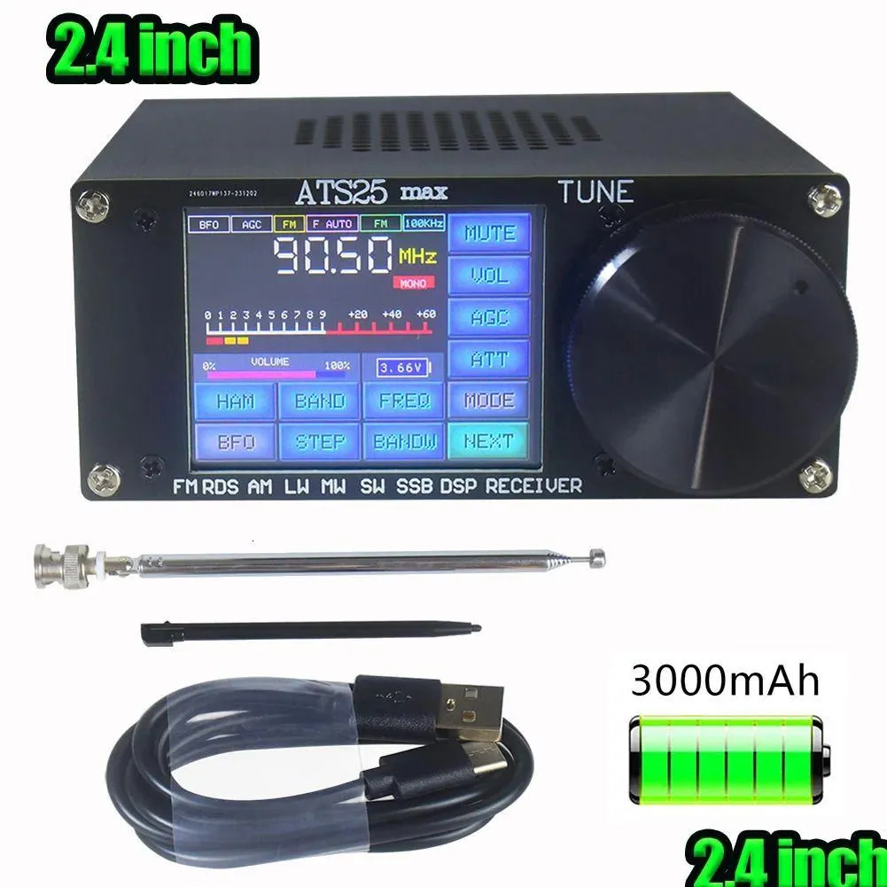 AVS25 Max Decoder Si4732 Full Band Fm Radio Receiver With 24 Inch Touch Screen Supports FM, RDS ...