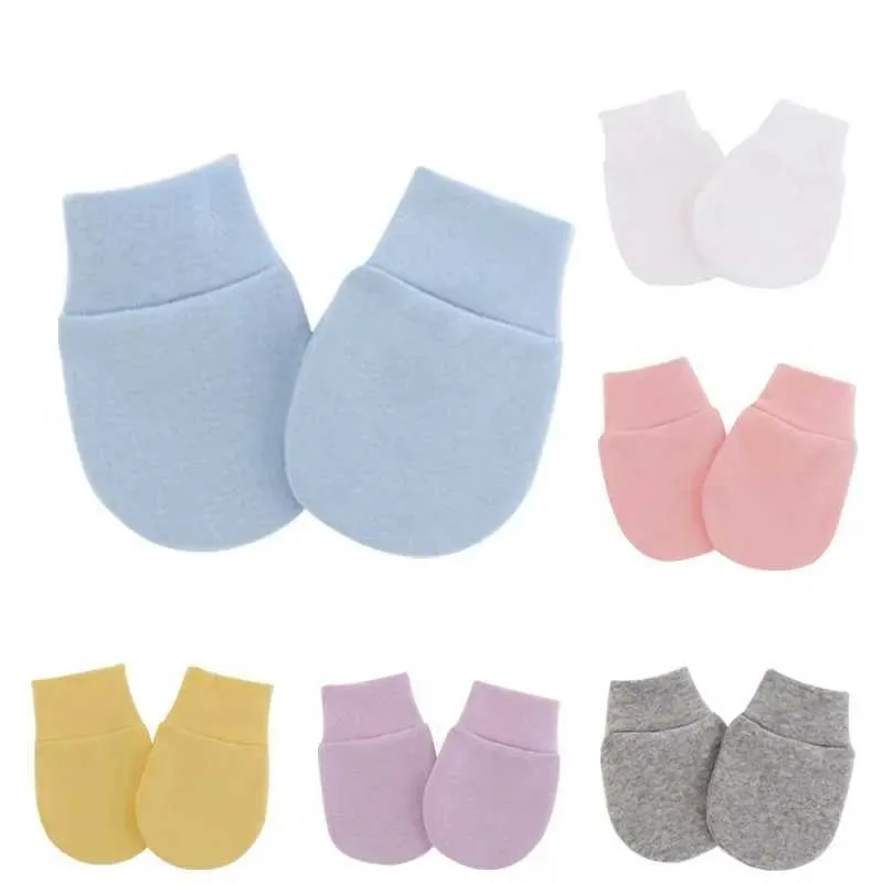 Baby Soft Cotton Gloves - Newborn Scratch Protection, Gentle Hand Wear ...