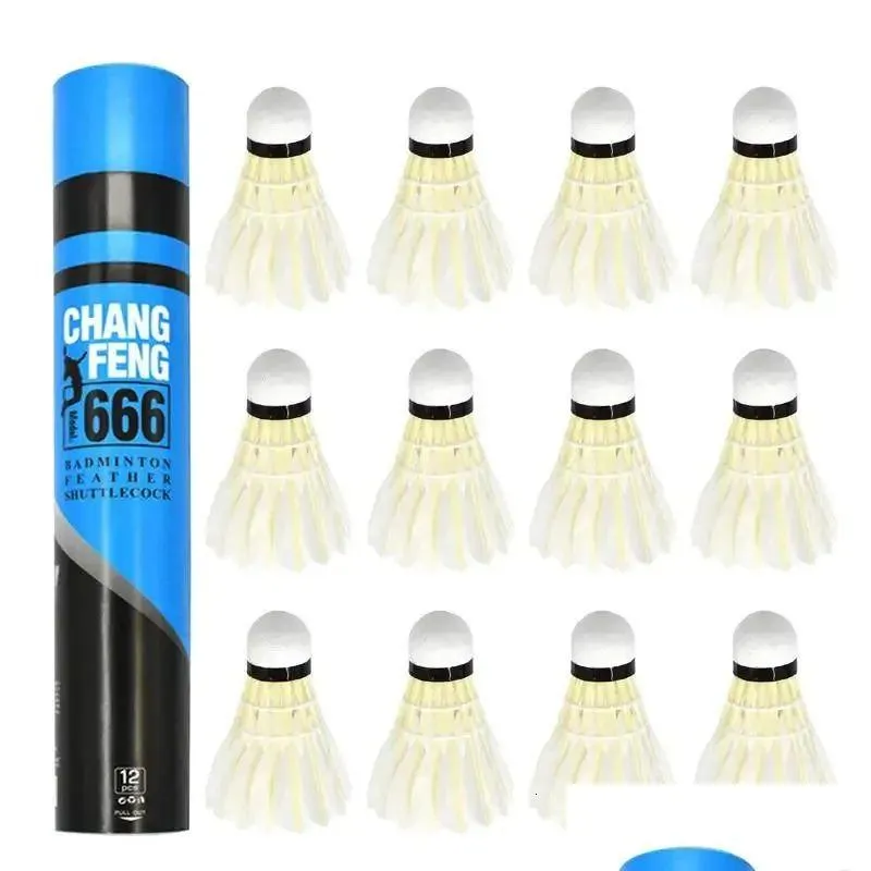 DHgate.com:Goose Feather Badminton Shuttlecocks - 12 Pack, Training ...