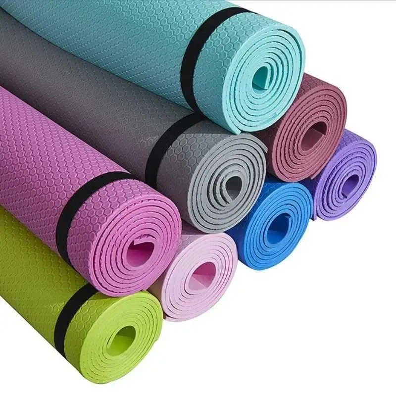 6mm EVA Foam Yoga Mat - Thick, Anti-Slip, Comfortable for Exercise ...