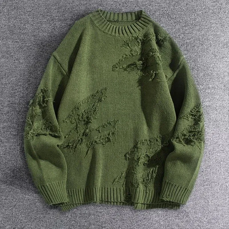 Autumn/Winter Y2k Street Clothing Mens Oriole Tassel Sweater Mens and ...